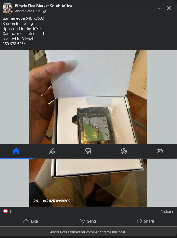 Andre Botes scammed me on facebook - Page 3 - Fraud Alert - Bike Hub